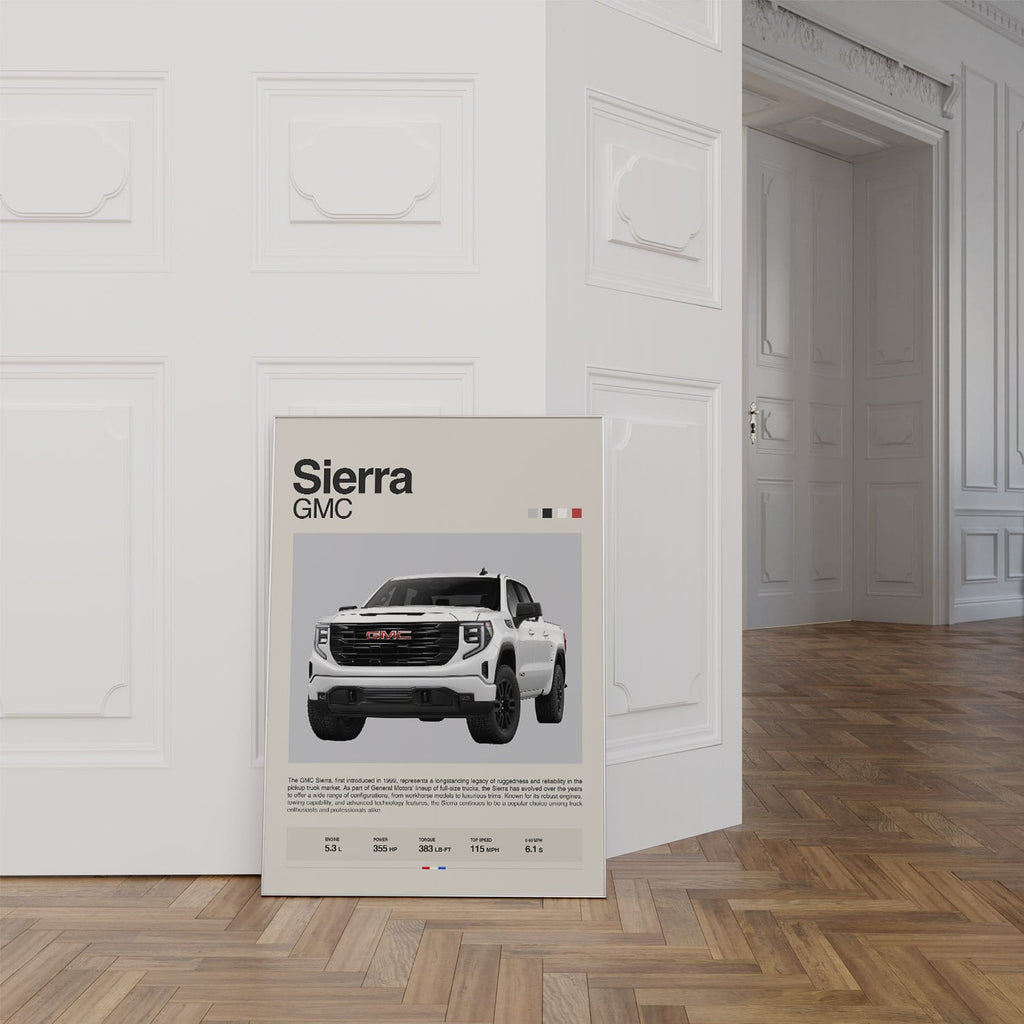 GMC Sierra Poster - Car Fine Art Prints – Postersport