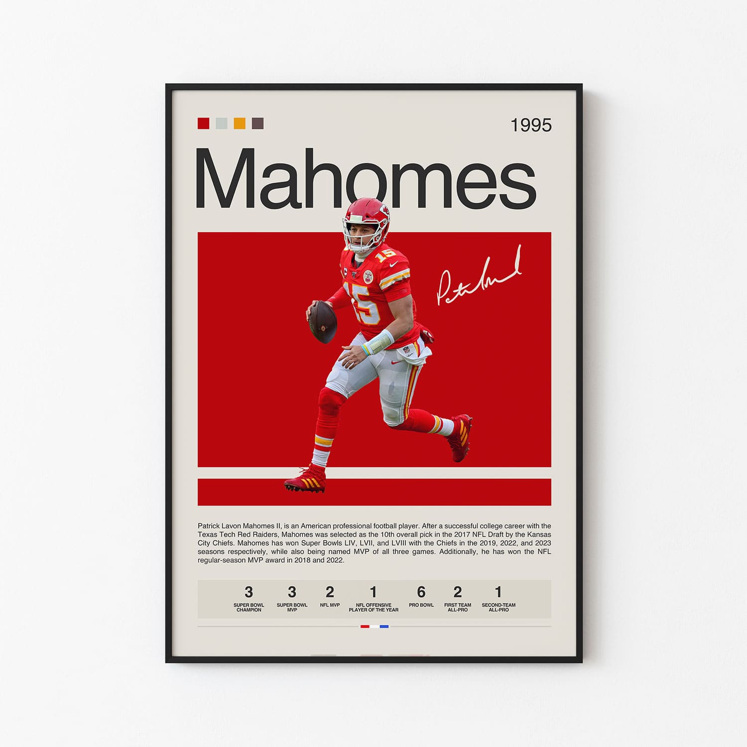 Patrick Mahomes Poster – Postersport
