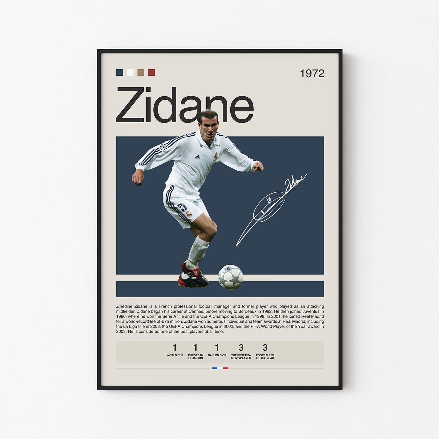 Zinedine Zidane Poster – Postersport