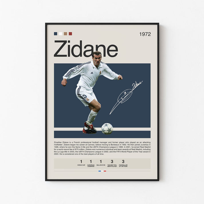 Zinedine Zidane Poster – Postersport